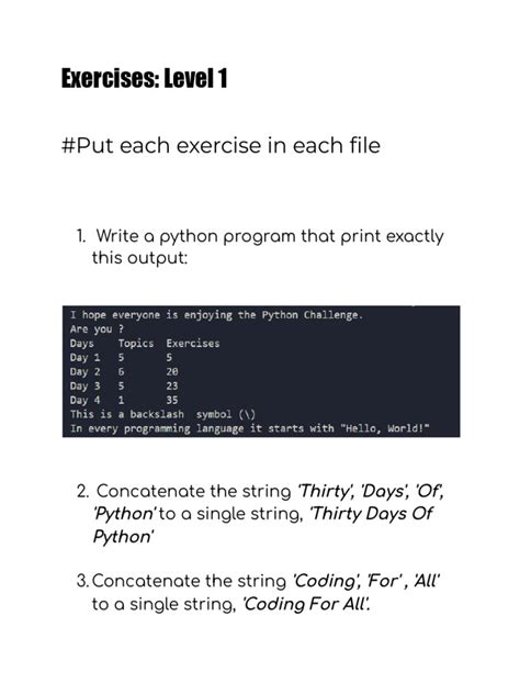 Python String Manipulation Exercises Pdf String Computer Science
