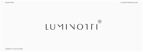 Luminotti — Online Store on Behance