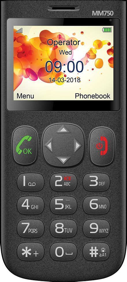 Maxcom Czarny Telefon komórkowy Morele net