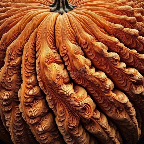 Pumpkin Texture Capture A Macro Image Of The Texture Of A Pumpki Stock