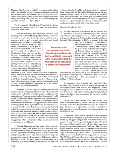 Personal Augmentationthe Ethics And Operational Considerations Of