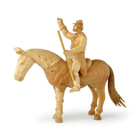 Bonhams Skinner Carved And Assembled Figure Of Confederate Cavalryman