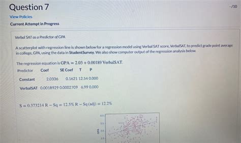 Solved 10 Question 7 View Policies Current Attempt In