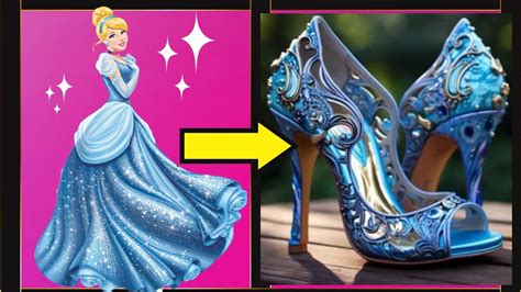 Disney Princess As High Heels Princess Ai Aigenerated Shoes Heels