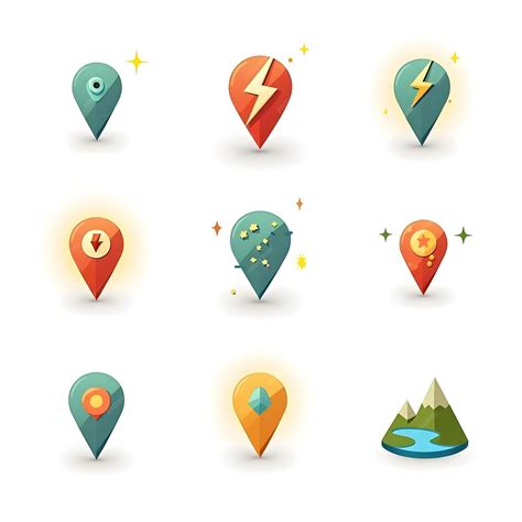 Vector Map Icons Map Location Icons Location Pin Vector Vector Location Marker Map Marker Design