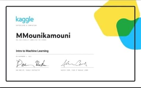 machinelearning datascience kaggle learningjourney mlfoundation datascienceskills m mounika