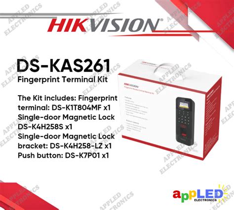 Hikvision Ds Kas Fingerprint Mifare Card Time Attendance And Access