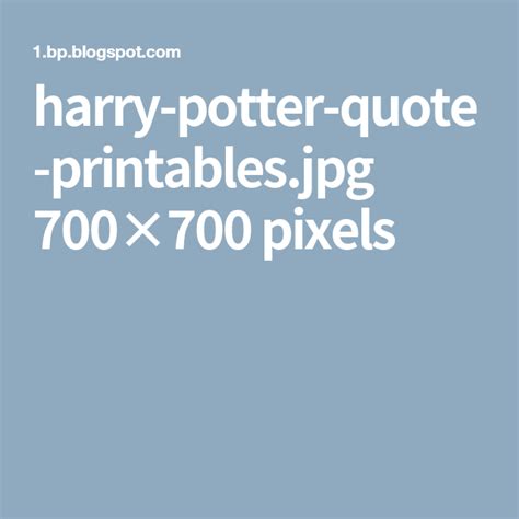 Harry Potter Quote Printables