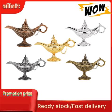Rare Retro Legend Color Aladdin Magic Genie Wishing Lamp Shopee Malaysia