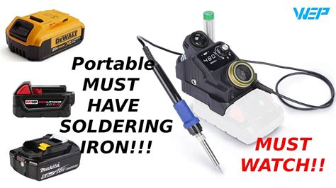 Dewalt Milwaukee Makita Battery Operated Soldering Iron Wep 937d I