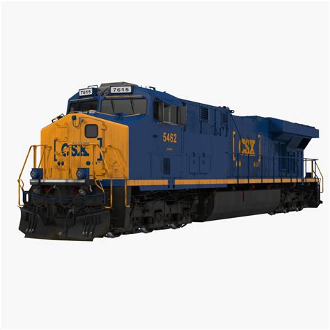 Locomotive Es Dc Csx Blue D Obj