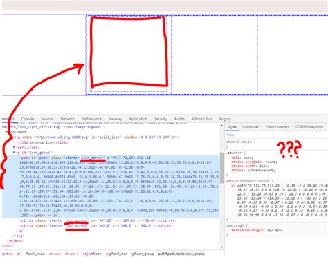 Javascript SVG Object ClassList Add Is Adding The Class To The Element But Not Linking Back