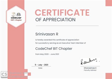 Srinivasan R On Linkedin Codechef Codechefchapters Codechefchapters