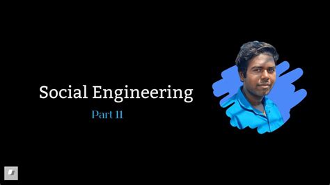 What Is Social Engineering Hacking Tutorial In Tamil Jutrm Youtube