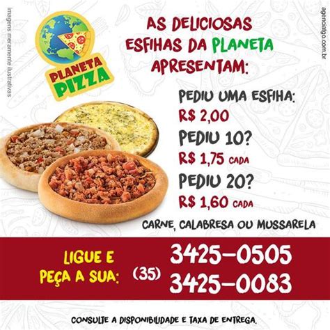 Menu At Planeta Pizza Pizzeria Pouso Alegre Rua Cdor Jose Garcia 1180