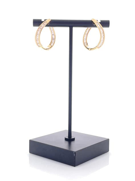 Lot 14k Yellow Gold 200cttw Diamond Hinged Hoop Earrings