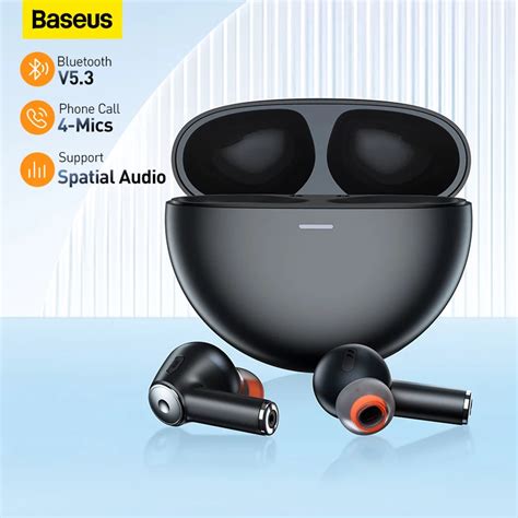 Baseus Bowie Ex Verdadeiro Fone De Ouvido Sem Fio Bluetooth 5 3