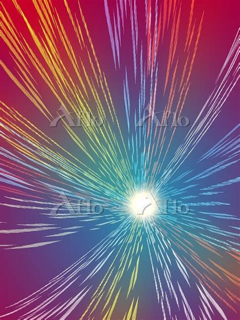 放射状の光線 14564473 のイラスト素材 アフロ
