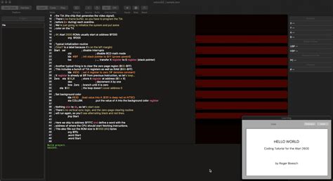 📺 Atari 2600 Programming Setup A Toolchain On Macos Code Stories