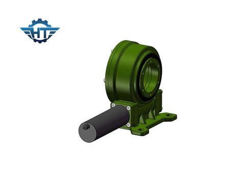 Solar Trackers Vertical Worm Gear Slew Drive With 24vdc Planetary