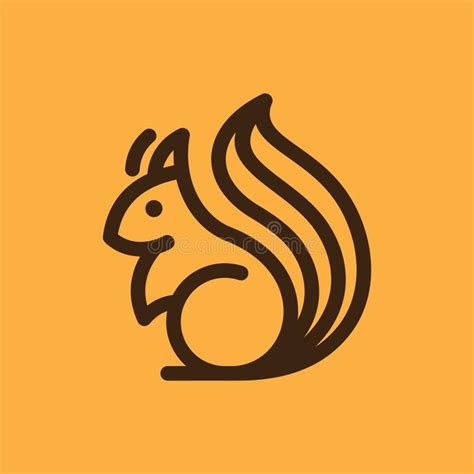 Vibrant Squirrel Logo Design Examples Stock Vector Illustration Of Silhouette Stylish 351933471
