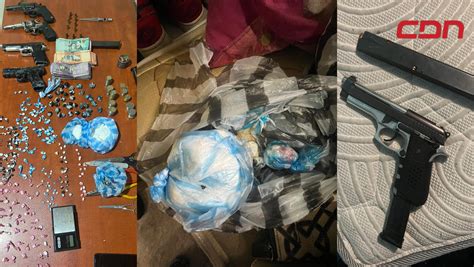 Ocupan Drogas Y Armas De Fuego Durante Allanamientos En Sde
