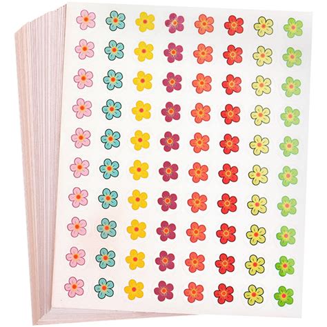 Bestonzon Sheets Of Decorative Flower Stickers Adorable Teacher