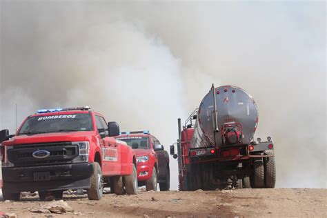 Controlan en un 66 el incendio de vertedero de Cerro Patacón