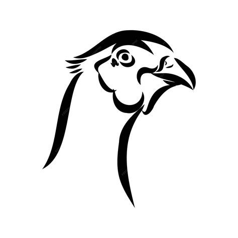 Desenho à Mão De Uma Ilustração Vetorial De Desenho De Faisão Isolada