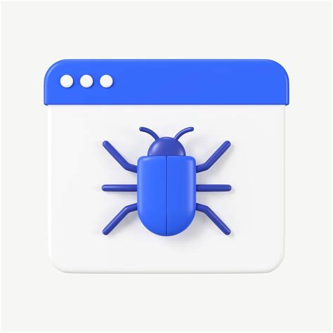 3d Computer Virus Icon Collage Premium Psd Rawpixel