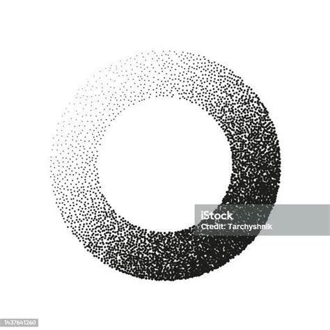 둥근 모양의 점선 객체 Stipple 요소 페이딩 그라디언트 찌르기 점웍 그리기 점을 사용한 음영 픽셀 분해 하프톤 효과 화이트