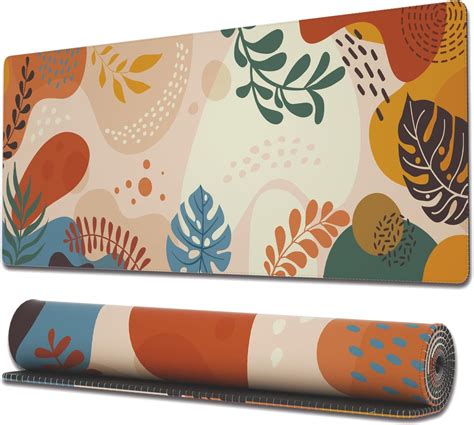 Ovenbird Gaming Mouse Pad With Stitched Edges Boho Nature Mouse Pad
