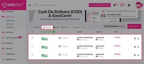 How To Create Cod Shipment On Easyparcel Easyparcel Malaysia Help Centre