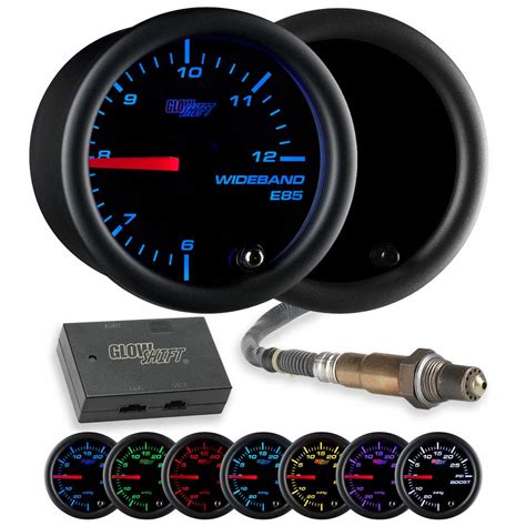 Glowshift Tinted 7 Color Analog E85 Wideband Airfuel Ratio