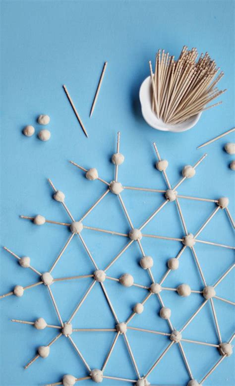 Make It Toothpick Sculptures And Play Dough Small For Big