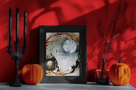 Gothic Frame Mock Up Design Premium Ai Generated Psd