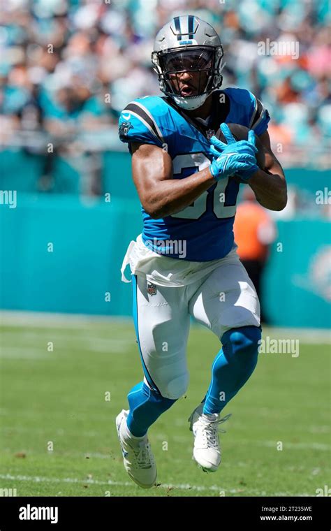 Carolina Panthers Running Back Chuba Hubbard 30 Runs During The First