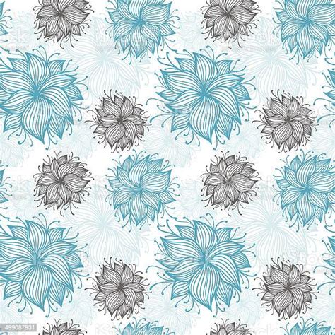 Stroke Flower Pattern Stock Illustration Download Image Now