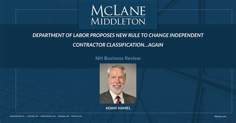 Department Of Labor Proposes New Rule To Change Independent Contractor