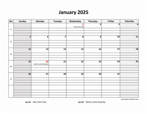 printable january 2025 calendar with lines pdf billye annecorinne