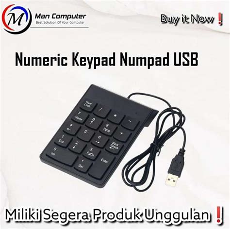 Jual Numeric Keypad Numpad Usb Black Di Seller MANCOMP ID Babakan