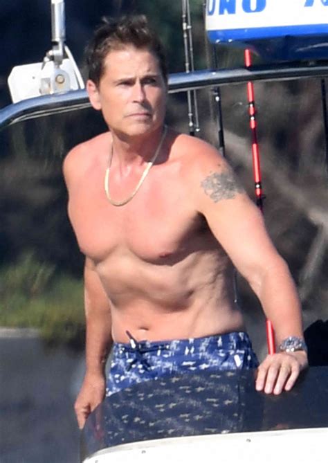 Rob Lowe Shows Off Incredible Physique At 60 During Shirtless Boat Outing