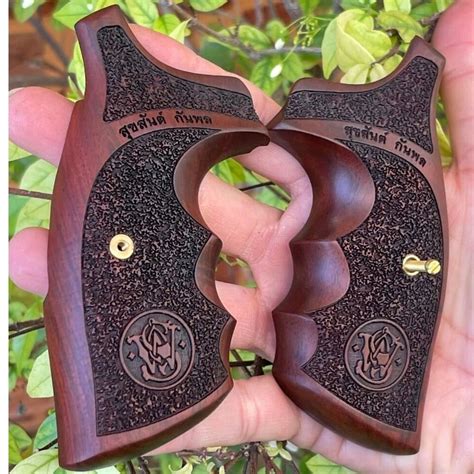 Handcraft Pistol Grip For Smith And Wesson 686 Square Butt Real Wood With