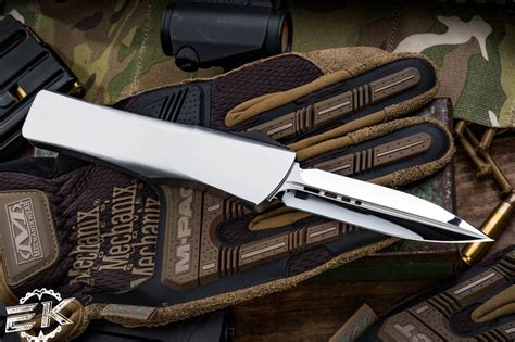 Marfione Custom Combat Troodon Stainless Hand Rubbed Handle Satin