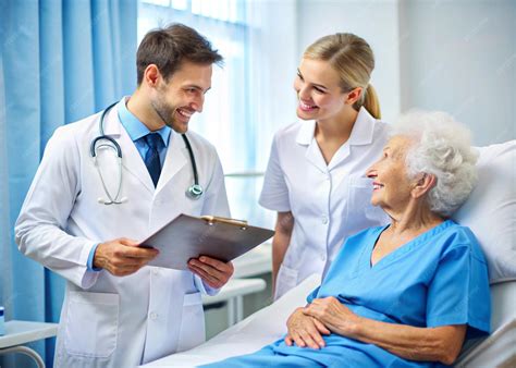 Premium Photo Doctors And Nurses Interacting With Patients