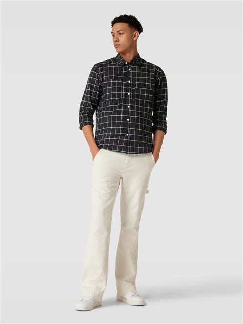 Tom Tailor Denim Relaxed Fit Freizeithemd Aus Baumwolle Mit Karomuster