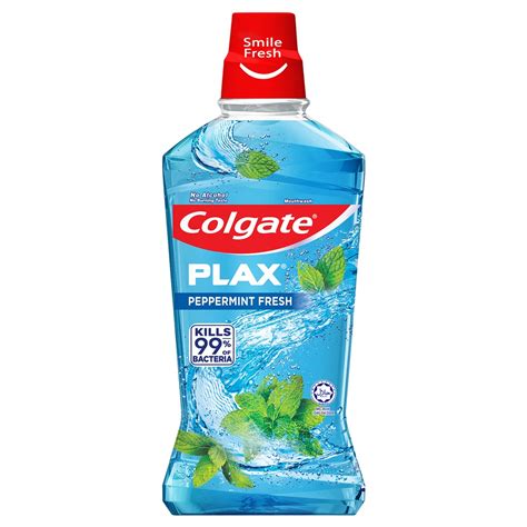Colgate Plax Assorted Peppermint Fresh Tea Mouthwash 1l Bundle Of 4 Value Deal Shopee
