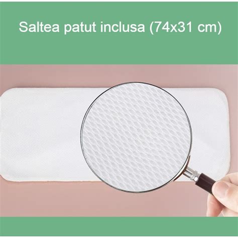 Чанта тип раница за пелени със сгъваема кошара Заоблена просторна водоустойчива универсална