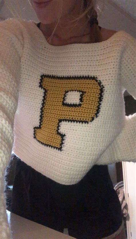 Purdue Sweater Free Crochet Pattern Crochet Designs Crochet