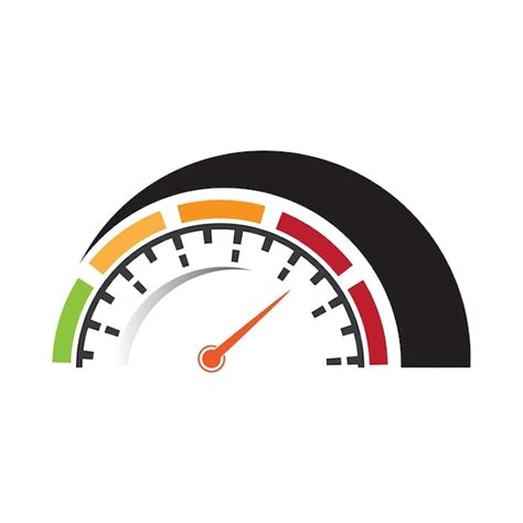 Vibrant Speedometer Dial Showcasing Performance Metrics Jiffy Designs
